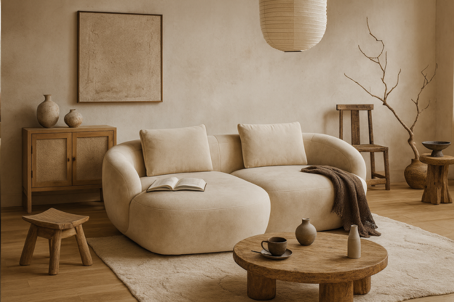 Aurelo Curve Sofa - Modern Statement Sofa | Bridgman