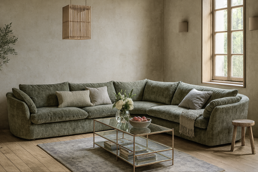 Aurelo Ground Modular Corner Sofa Set - Luxury Sofa