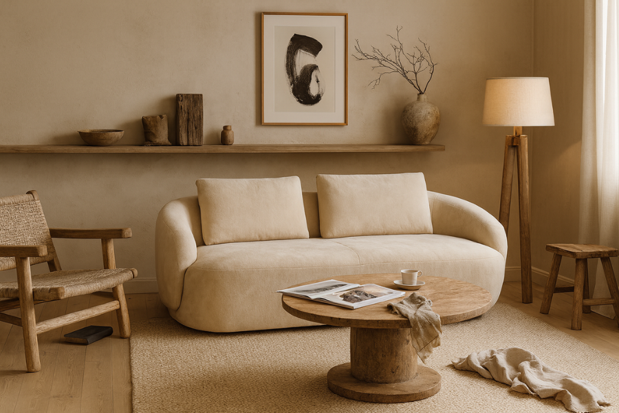Aurelo Curve Sofa - Modern Statement Sofa | Bridgman